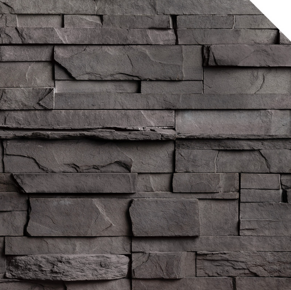 NEWP6GRAP - Royal Stones Newport Stone Veneer Flat Graphite Sample