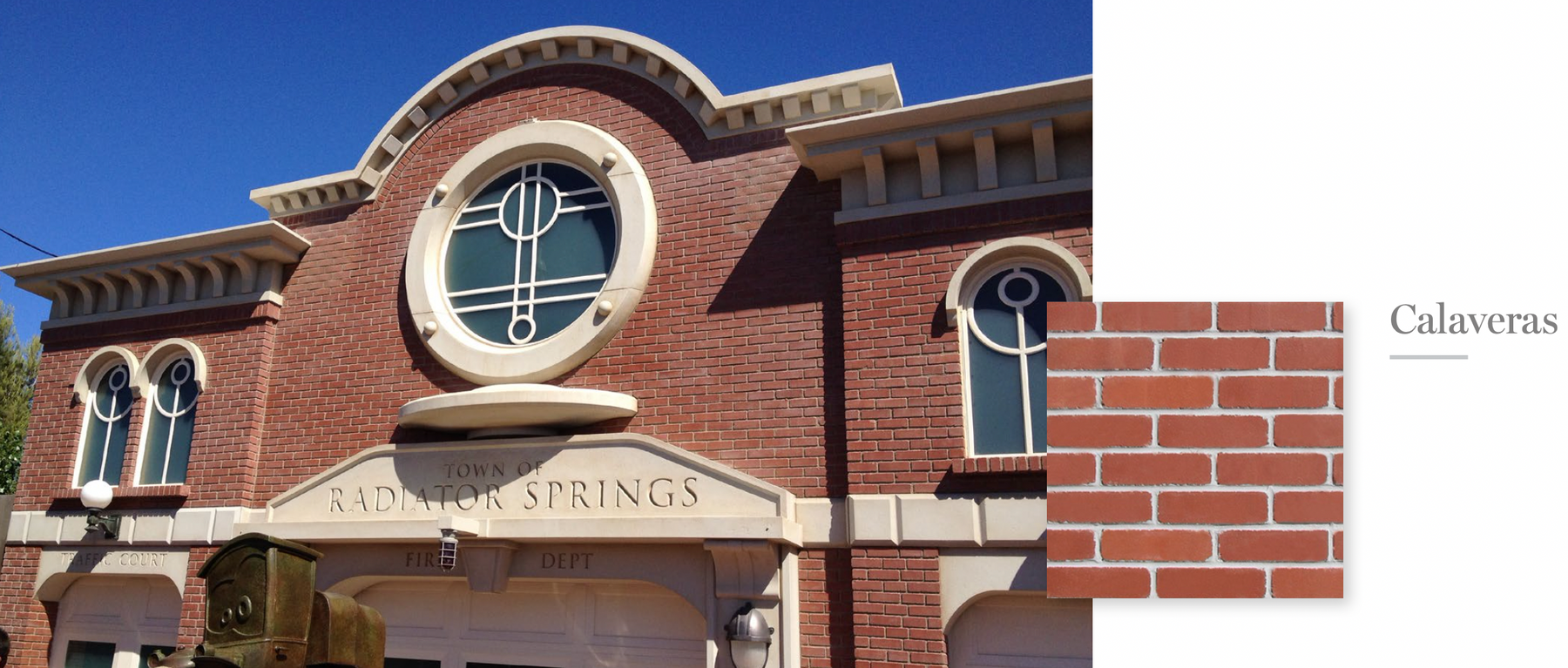 Thin Clay Brick Veneer - Calaveras - Sample