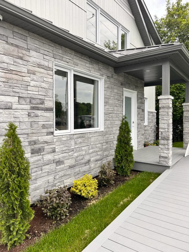VCR110SILV - Vena CastleRock Screw-On Stone Panels - Silver - Flat ...