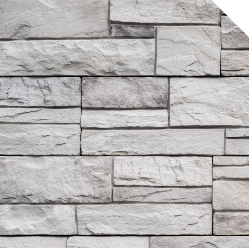 VCR110SILV - Vena CastleRock Screw-On Stone Panels - Silver - Flat ...